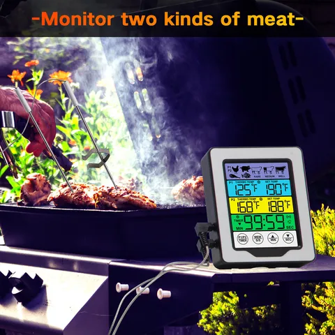 Buy Lcd Digital Food Temperature Gauge With Temperature Probe Digital ...