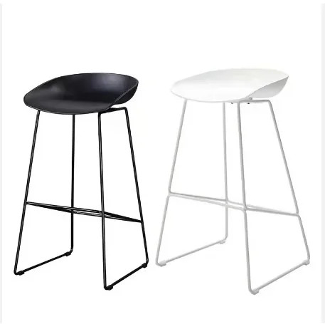 Buy Modern Metal Bar Stool With Cushion For Restaurant Living Room ...