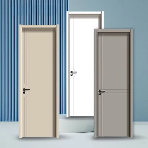 Buy New Interior Room Water Proof Door Modern Waterproof Solid Wooden ...