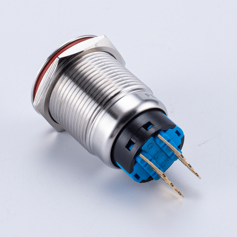 Buy Oabb 19mm 3position Metal Key Switch With Matched Connectors ...