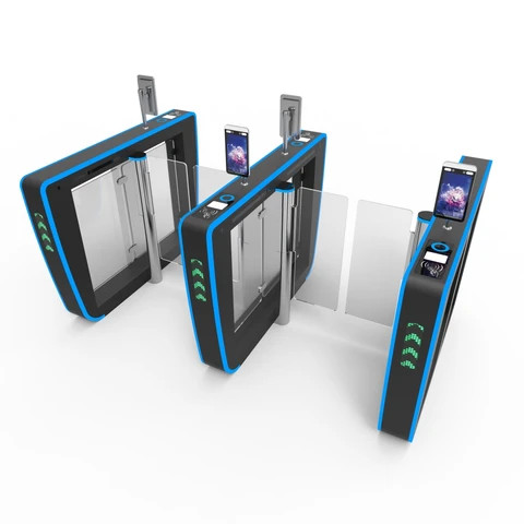 Buy Pedestrian Entry Exit Turnstile Public Office Building Barrier With ...