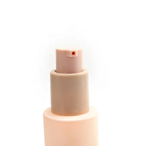Buy Pink Serum Bb Cream Glass Foundation Bottle With Pump Foundation ...