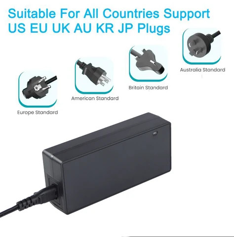 Buy Power Adapter 12v 6a Us Eu Uk Au Wall Plug Ac Dc Adaptor Charger 12 ...