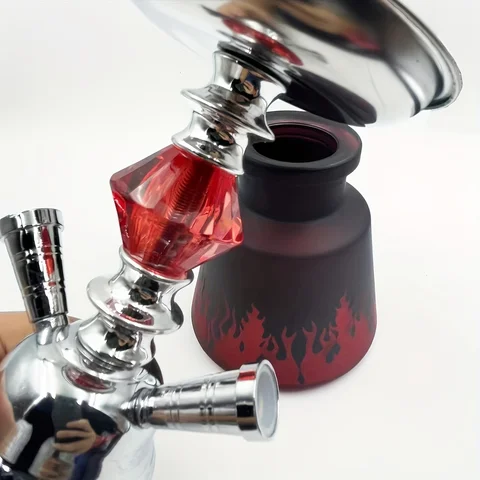 Buy Premium Arabic Double Hose Smoking Hookah Portable Acrylic Shisha ...