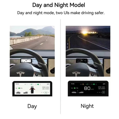 Buy Screen Digital Lcd Dashboard Intelligent Speedometer Instrument For ...