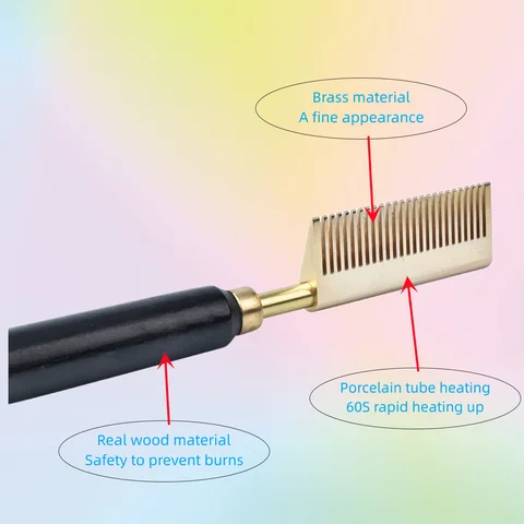 Buy Sparkle Electric Hot Comb Electric Hair Straightener 2 In 1 Hot ...