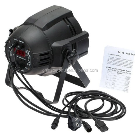 Buy Stage Lights 54x3w Rgbw Led Par For Event from Foshan Colorful ...
