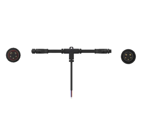 Buy T Connector Waterproof Power Splitter Connector 2pin 3pin 4pin 5pin ...