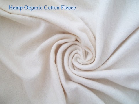 Buy Thx Eco-friendly Natural Fiber Fabric Hemp Organic Cotton Fleece ...
