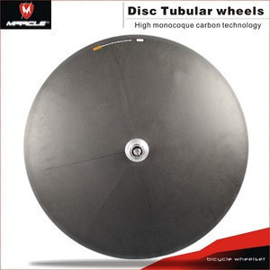 Buy Triathlon Disc Wheel Cover Bicycle 3k Weave Carbon Wheels Matte ...