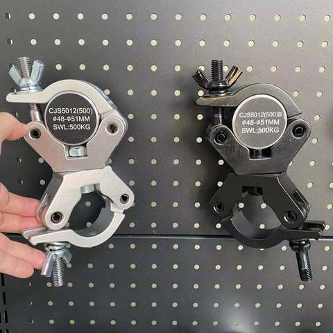 Buy Tube 48-51mm Load 500kg Pipe Clamp Truss Hook Aluminum Stage ...