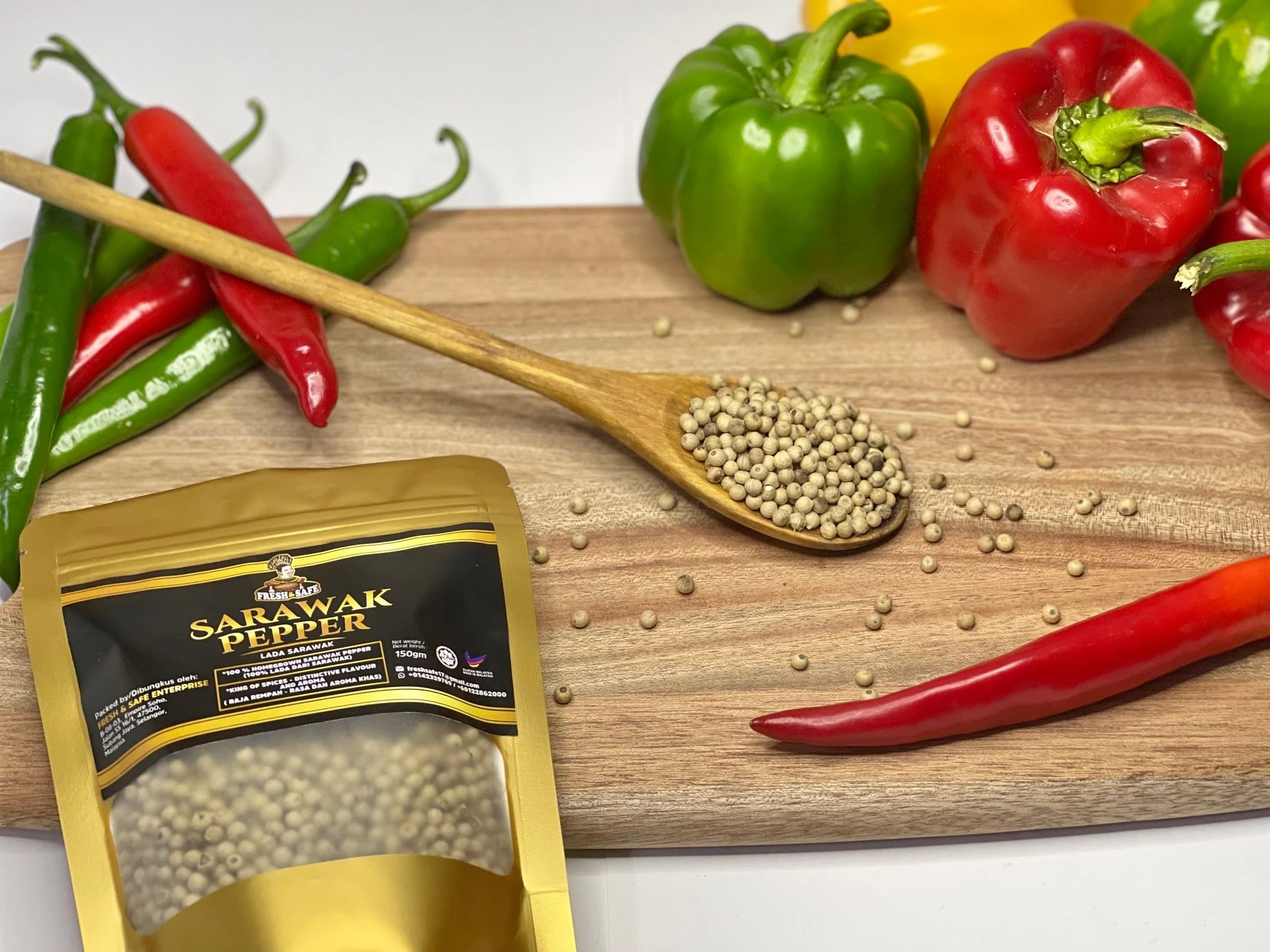 Buy Sarawak White Peppercorn from FRESH & SAFE ENTERPRISE, Malaysia ...