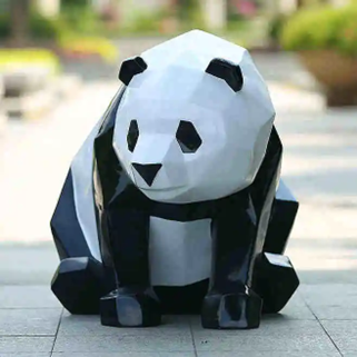 Buy Fiberglass Panda Sculpture from Taicheng Garden Sculpture Co., Ltd ...