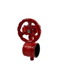 Buy D381x-16q Grooved Type Gear Butterfly Valve from Fujian Spark Valve Co., Ltd., China ...