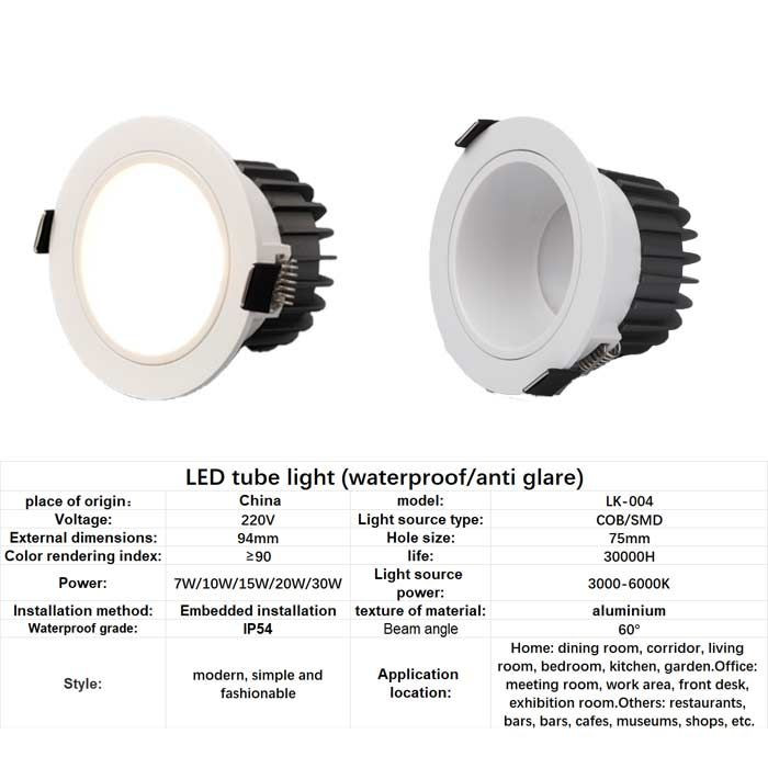 Buy Led Embedded Tube Light from Shenzhen Langkai Technology Co., Ltd ...
