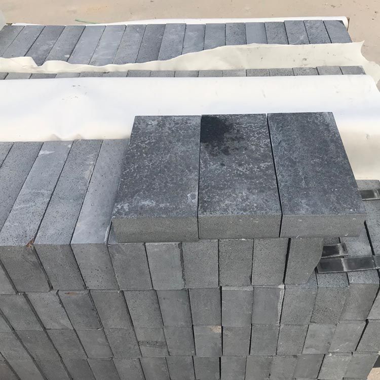 Buy Black Basalt Cobblestone Pavers from Xiamen Erock Stone Co.,Ltd ...