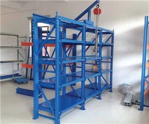 Buy Hot Selling Heavy Roll Out Mold Storage Rack | Die Steel Mold Rack ...