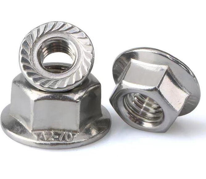 Buy 304 Stainless Steel Fasteners, Bolts, Flange Nuts, Din6923 Anti ...