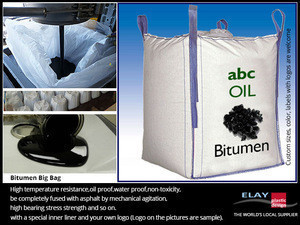 Buy 100% Pp Woven Bitumen Big Bag, Bitumen Fibc Bag, 1000kg Bitumen ...