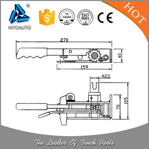 Buy 15913 Curtain Side Truck Bodies Ratchet Tensioner Ratchet Buckle ...