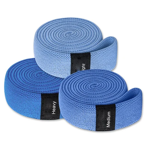 Buy 3pcs Fabric Booty Long Resistance Bands Cloth Legs Butt Exercise ...