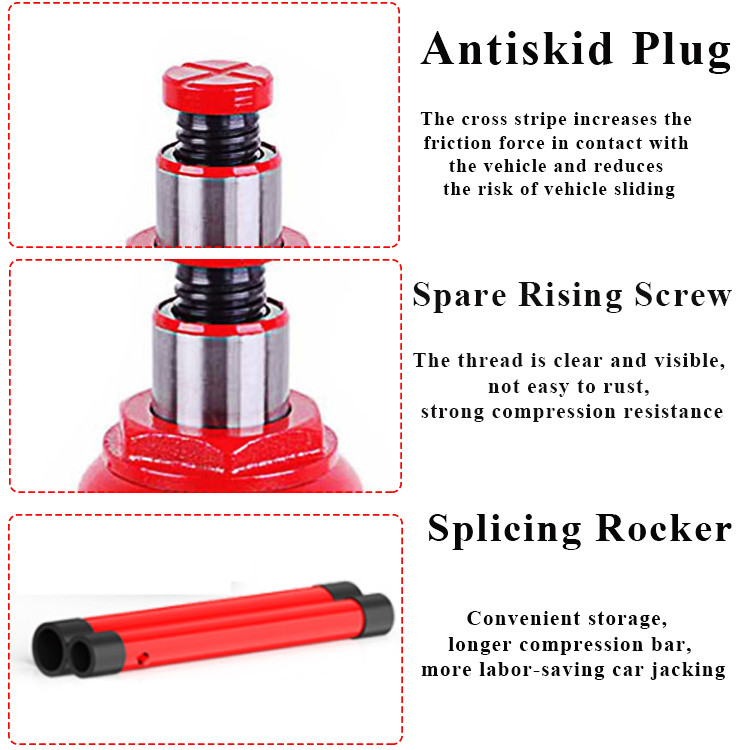 Buy 4 Ton Vertical Bottle Jack Hydraulic Car Jacks from Jiaxing Yashi ...