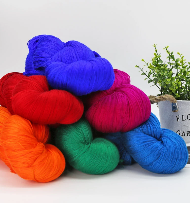 Buy Acrylic Yarn 100% Acrylic Fiber Fine Yarn from Baoding Baigou New ...
