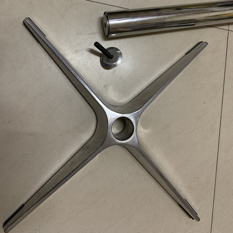 Buy Aluminum Bases Table Base Unique Unique Design 4 Star Metal Table ...