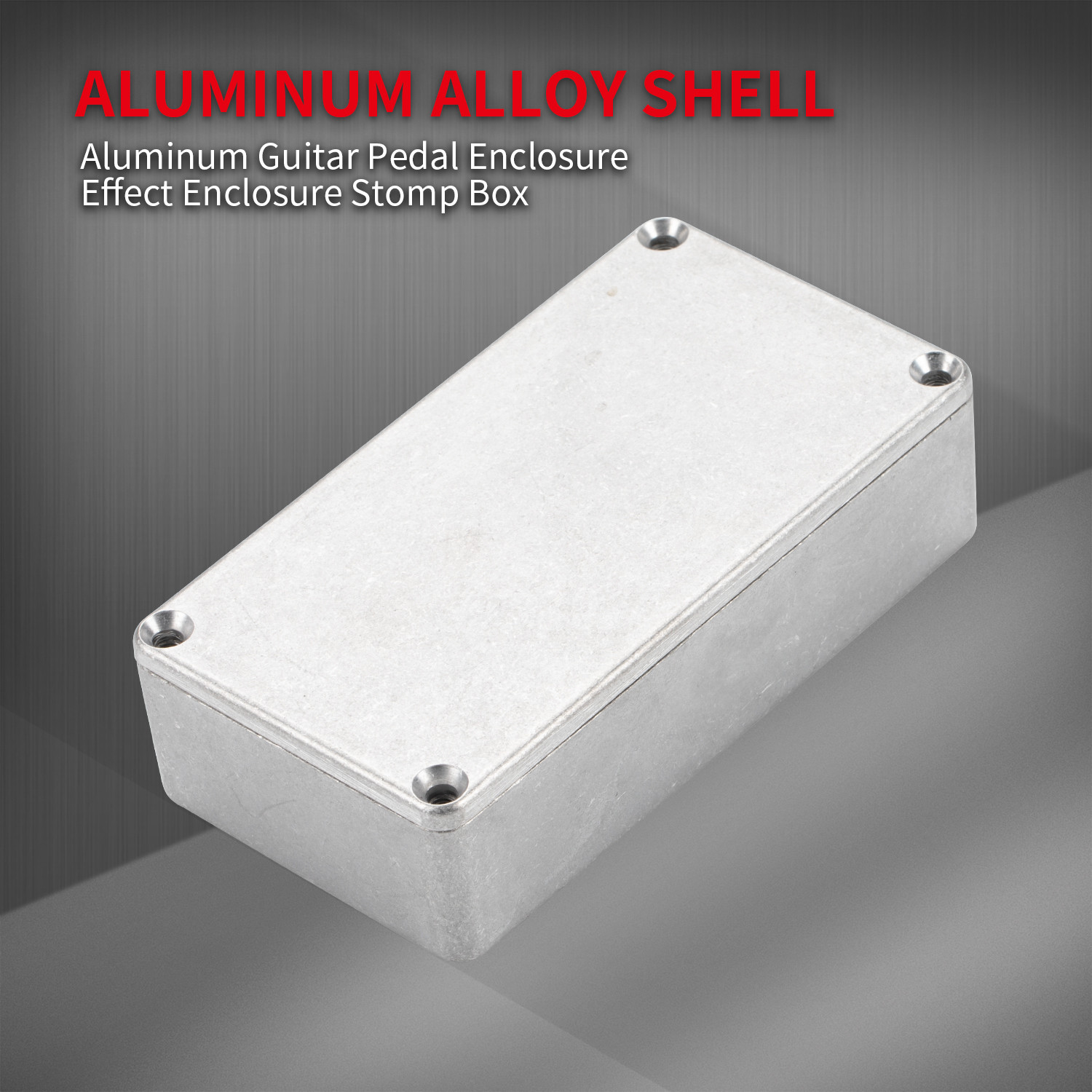 Buy Black 1590b Metal Stomp Box Case Enclosure Guitar Effect Pedal ...