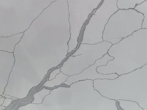 Buy Calacata White Artificial Quartz Stone Stair Steps L River Rock ...