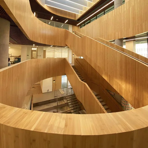 Buy Certificated Decorative Wall Cladding Engineered Bamboo Strips ...