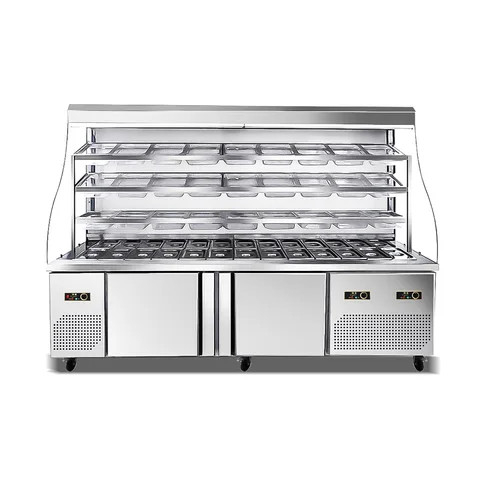 Buy Commercial Display Fridge Counter Top Display Fridge Freezer Deli ...