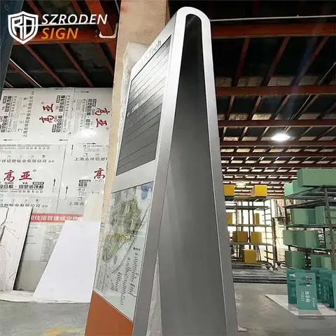 Buy Custom Outdoor Illuminated Pylon Sign Totem Signage Shopping Mall ...