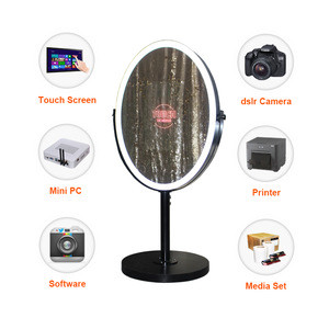 Buy Digital Oval Photo Booth Vending Machine With Camera And Printer ...