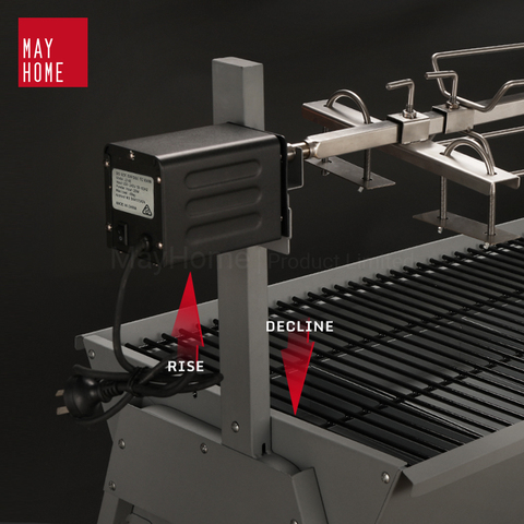 Buy Electric Spit Roaster Bbq Grills Stainless Steel Rotisserie Grill ...