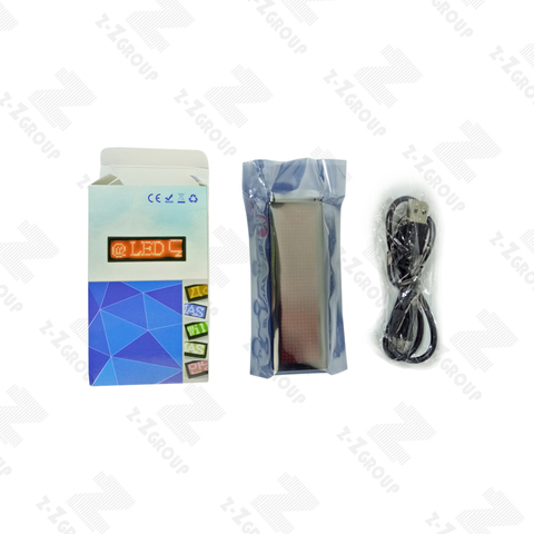 Buy Electronic Scrolling Rechargeable Led Mini Programmable Name Badge ...