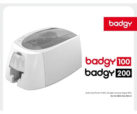 Buy Evolis Badgy100 Single Sided Card Printer Usb | Thermal Transfer ...
