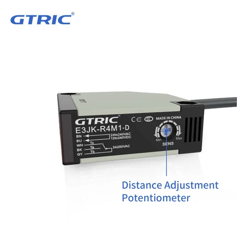 Buy Gtric Squarer Photoelectric Switch E3jk Series Diffuse-reflective Dc10-30v Photoelectric ...