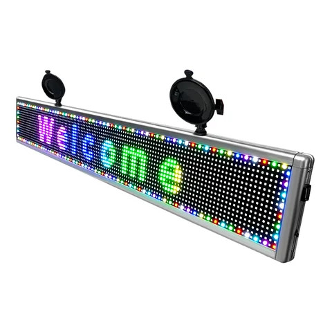 Buy High Bright 80cm Car Led Sign P6 Rgb Color Wifi Programmable ...