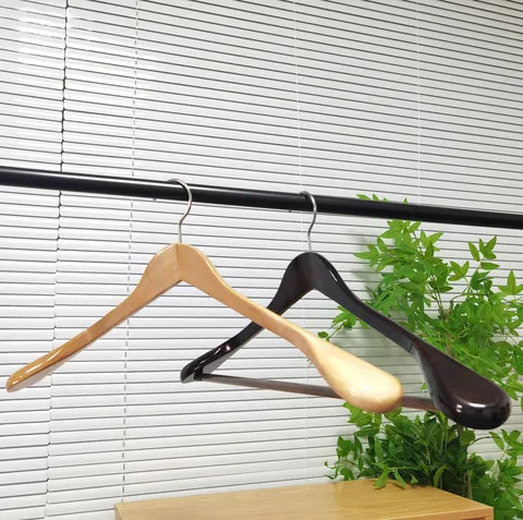 Buy High Quality Solid Wood Mens Suit Non-slip Double Layer Hanger ...