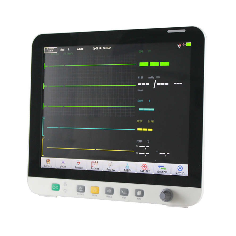 Buy High Resolution 15 Inch Medical Icu Patient Monitor Six Parameters ...