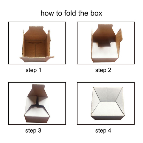 Buy Hot Selling Square Carton White Corrugated Luxury Folding Paper ...