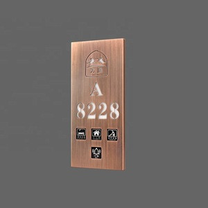 Buy Hotel Electronic Door Plate With Dnd Mur Bell Hotel Room Number ...