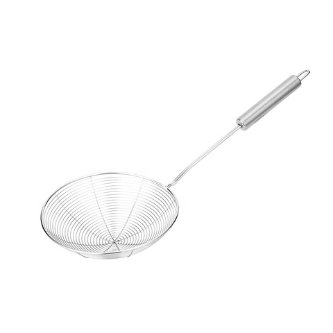 Buy Long Handle Stainless Steel Strainer Skimmer Ladle Basket For ...