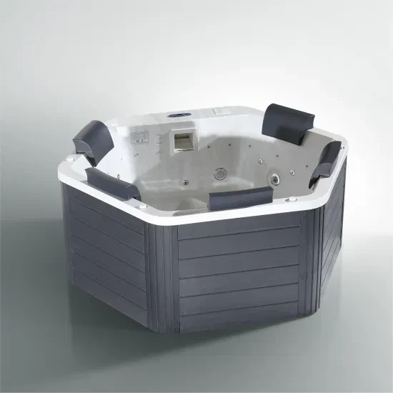 Buy Luxurious 6-seater Hexagon Wooden Hot Tub For Outdoor Relaxation ...