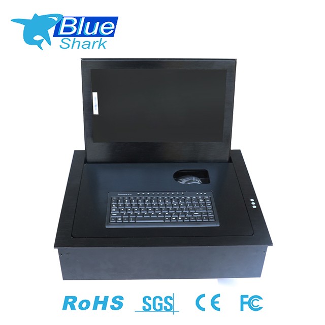Buy Motorized Pop Up Wired Lcd Monitor Lift 15.6/17.3/18.4/21.5 Inch ...