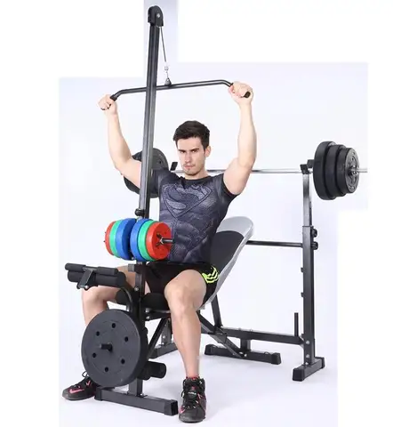 Buy Multifunction Adjustable Fitness Weight Lifting Bench Set Press ...