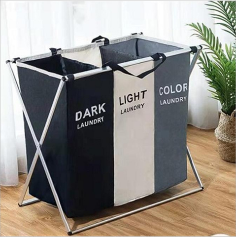 Buy New Oxford Cloth Laundry Basket Square Folding Laundry Basket ...