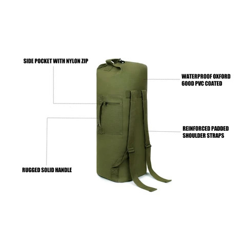 Buy Oem Double Strap Duffle Bag Heavy Duty Polyester Laundry Bag Top ...