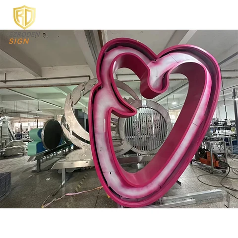 Buy Outdoor Giant 3d Standing Letters Metal Large Alphabet Letters ...